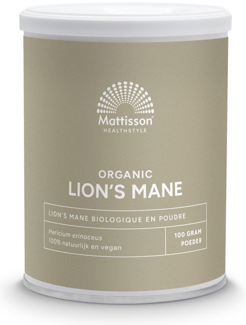 Mattisson Lion's Mane Poeder 100g kopen? | Drogist
