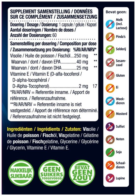 Lucovitaal Visolie omega 3 mini 60 Softgels kopen? | Drogist