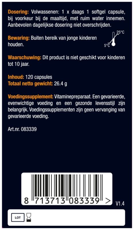 Lucovitaal Vitamine D3 75mcg 120 capsules kopen? | Drogist