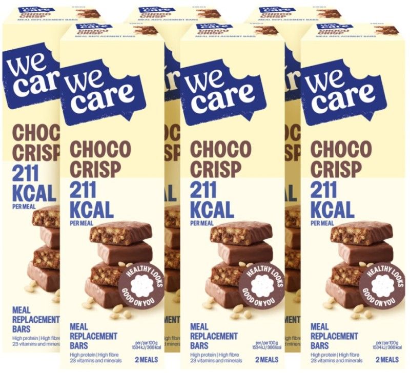 WeCare Meal Replacement Bars Choco Crisp 6x116gr kopen? | Drogist